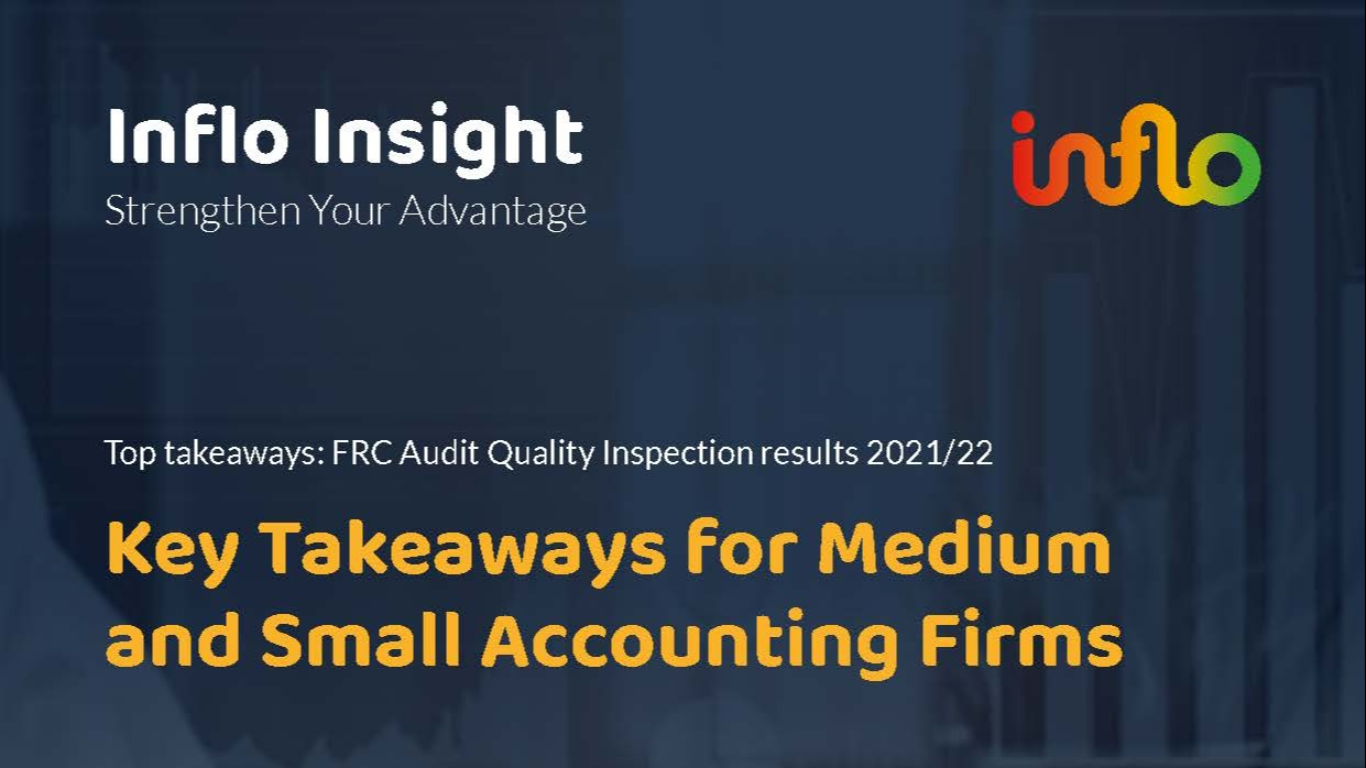 Inflo: FRC Audit Quality Inspection results 2021/22 Key Takeaways for ...