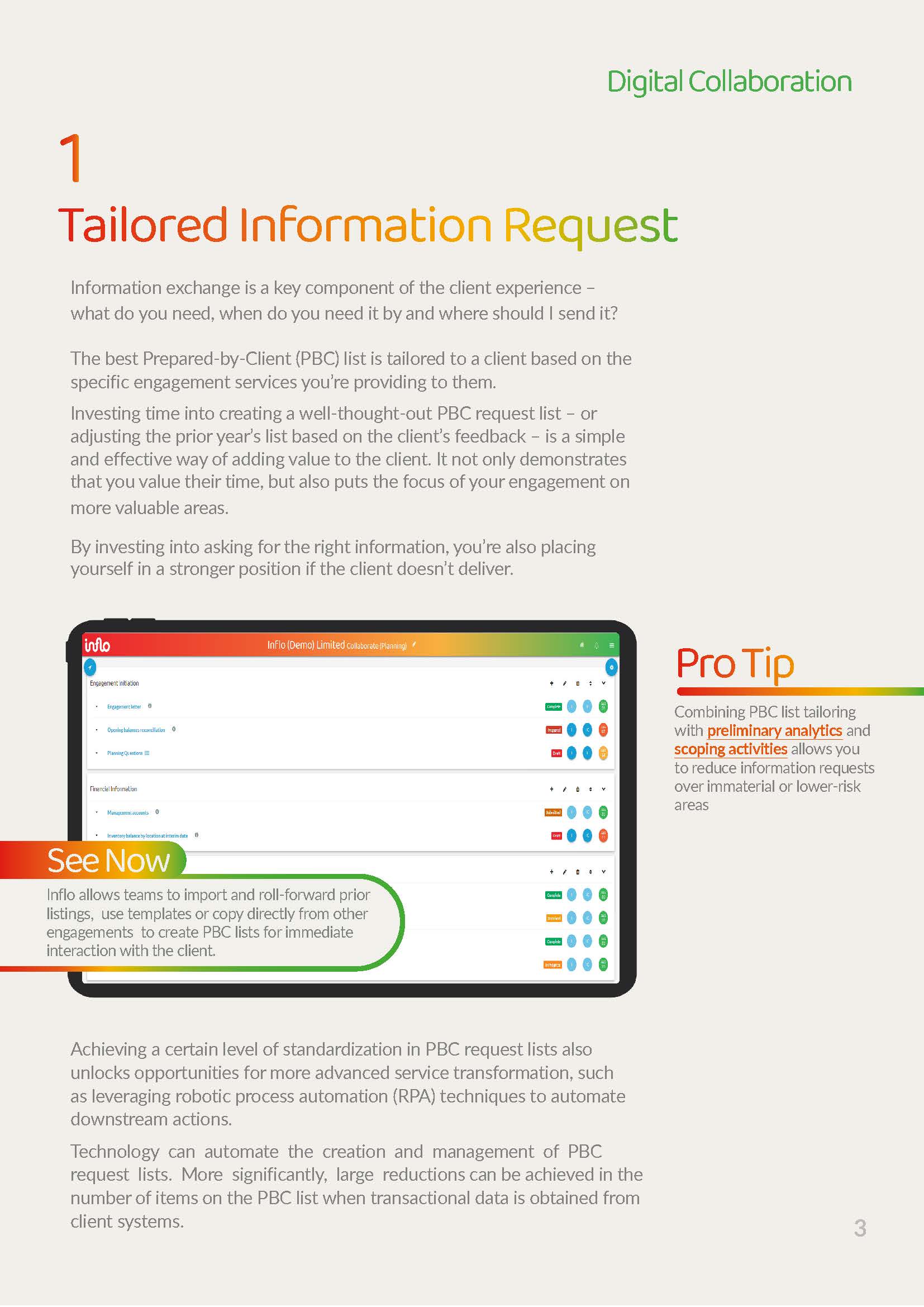 Inflo: Top Tips Audit Planning