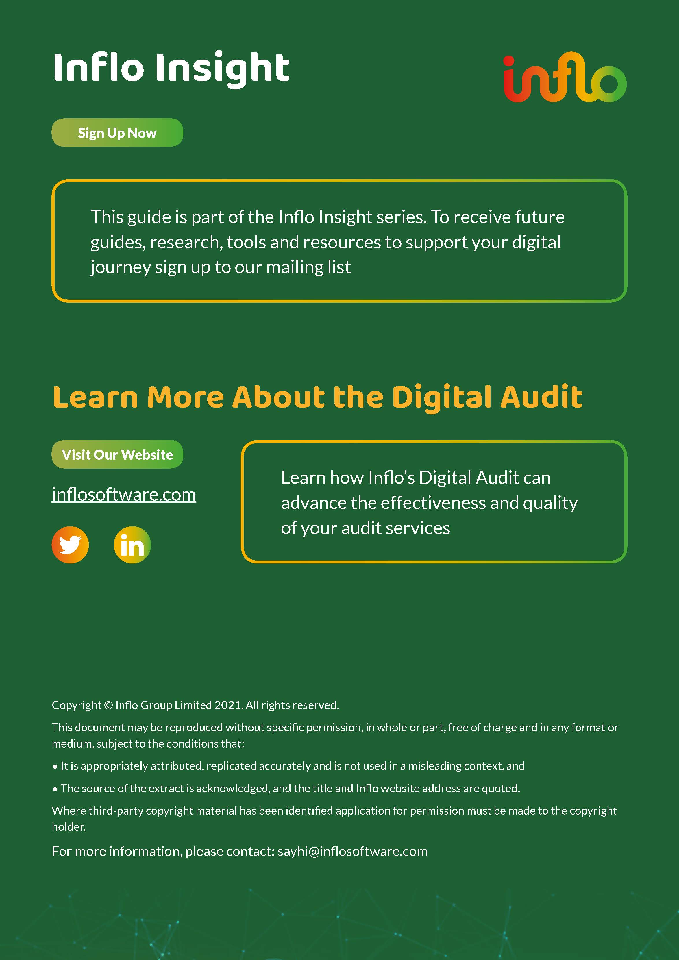 Inflo Audit Methodology - Risk Assessment